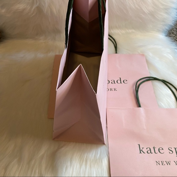 kate spade | Bags | Kate Spade Paper Bags Shopping Bags Tote Pink ...